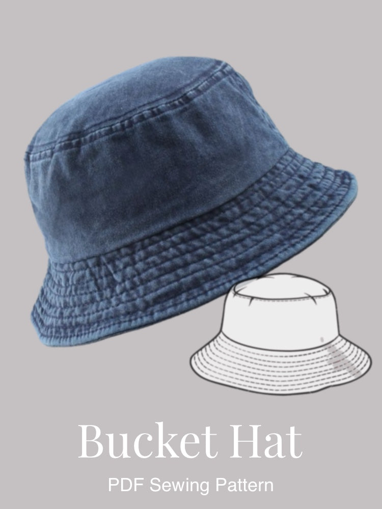Bucket hat Sewing Pattern – Rebeca Navarro